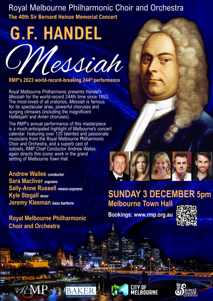 Handel's Messiah 2023 - The Royal Melbourne Philharmonic Choir & Orchestra